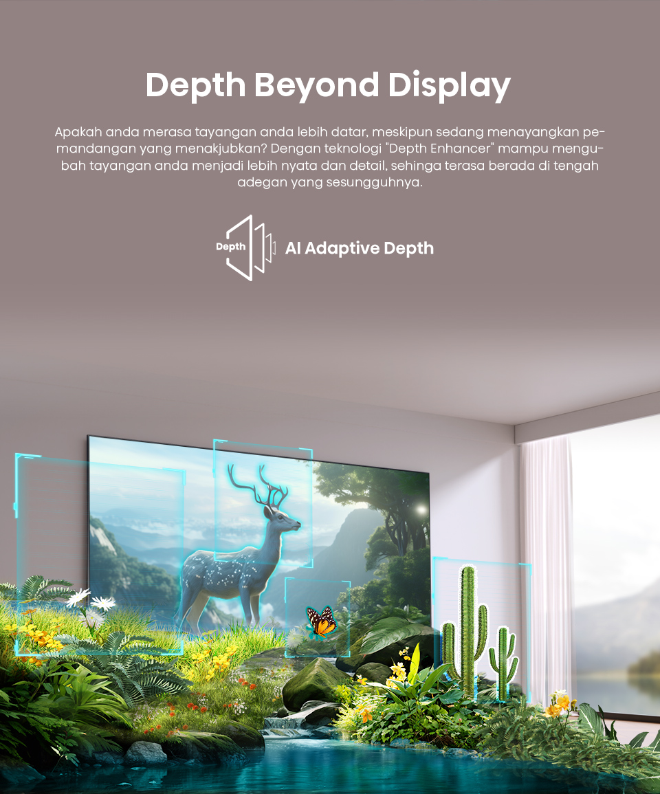 Jual Hisense 43Q6N 43" Inch QLED Quantum Dot Google Smart TV Bezelles Design Dolby Vision Atmos ...