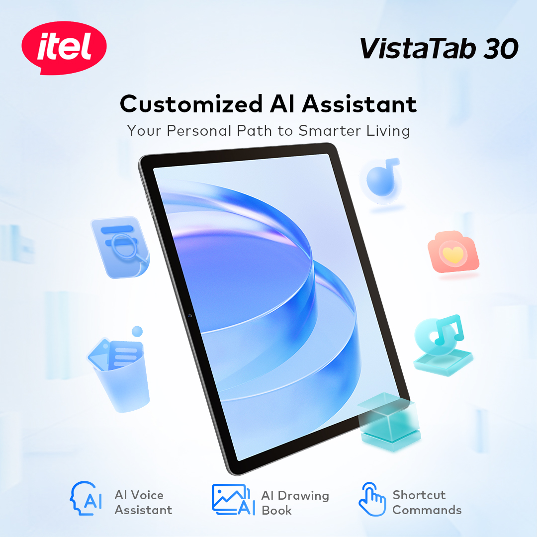 Jual itel VistaTab 30 Tablet- 4GB+128GB - 11" FHD+ IPS Display Screen ...