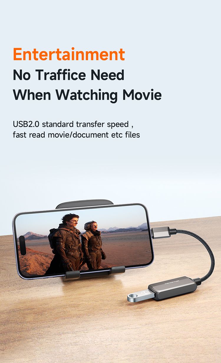 Jual MCDODO Adapter OTG iPhone to USB 3.0 Flashdisk Hardisk with ...