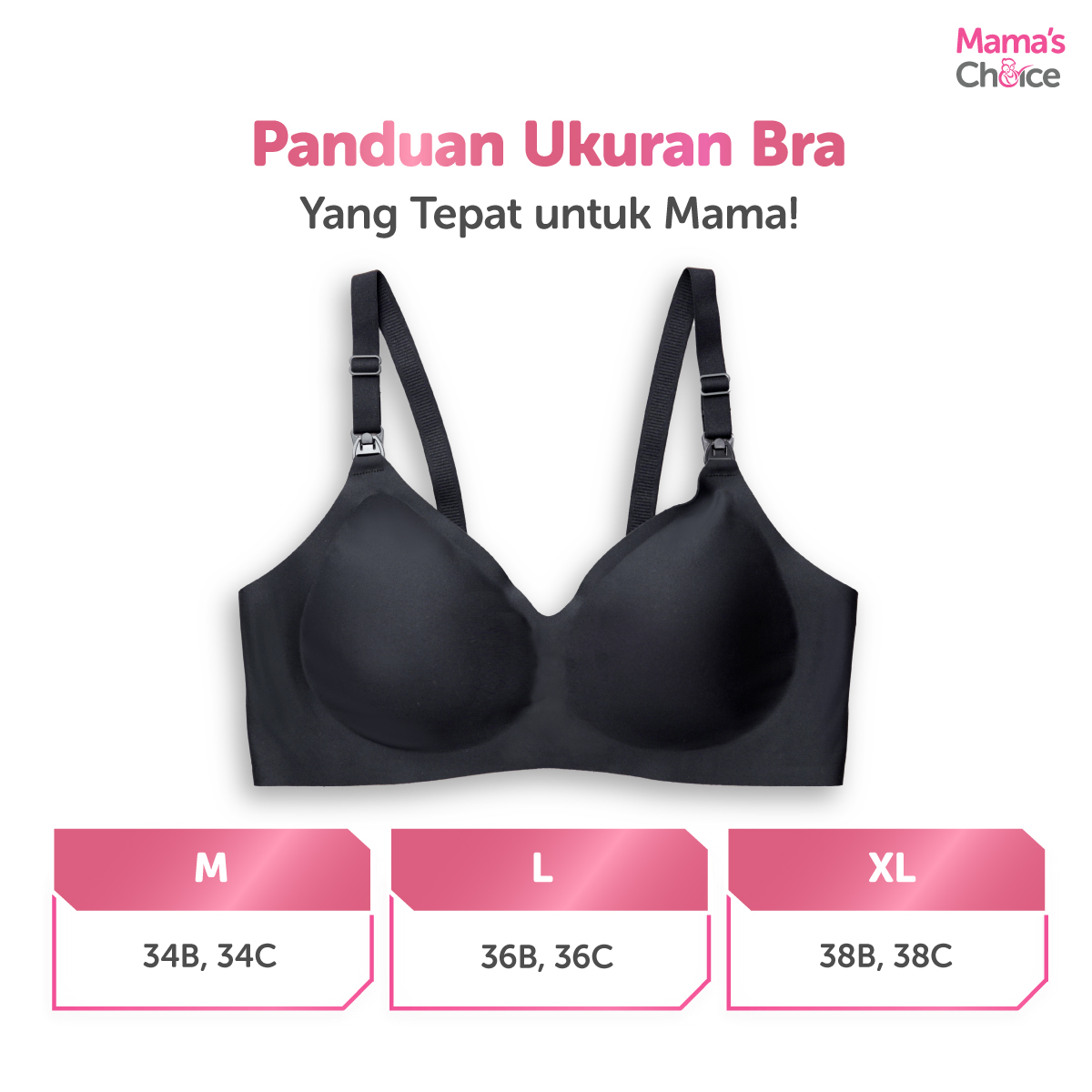 Jual Bra Menyusui Tanpa Kawat - Ultra Soft Nursing Bra Mama's Choice ...