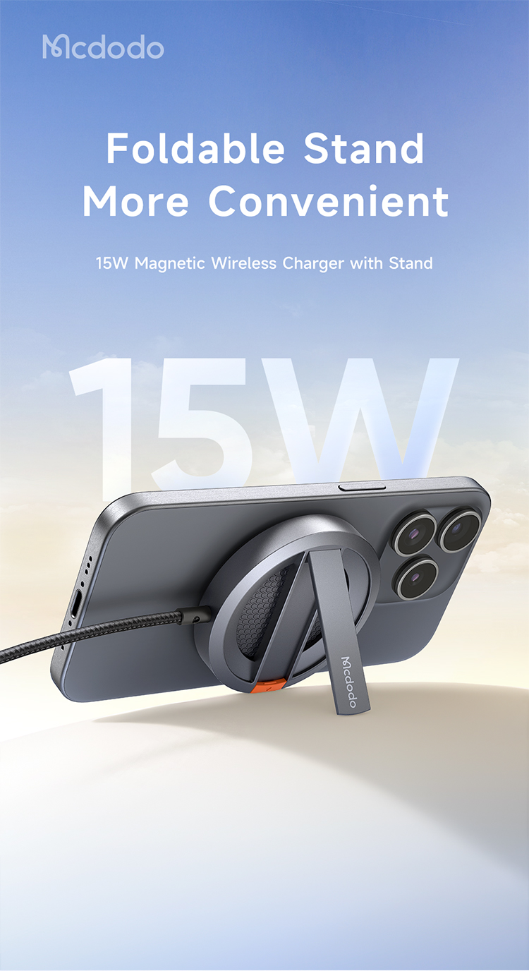 Jual MCDODO Universal Wireless Charger Magsafe 15W with Stand Fast ...