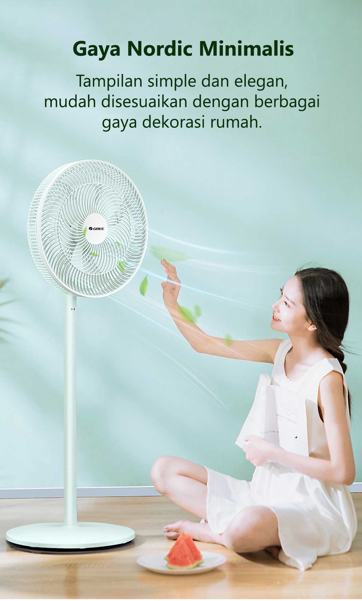 Jual Gree Kipas Angin Green Wind Fan Size 14 Inch 3 Level Speed - Model ...