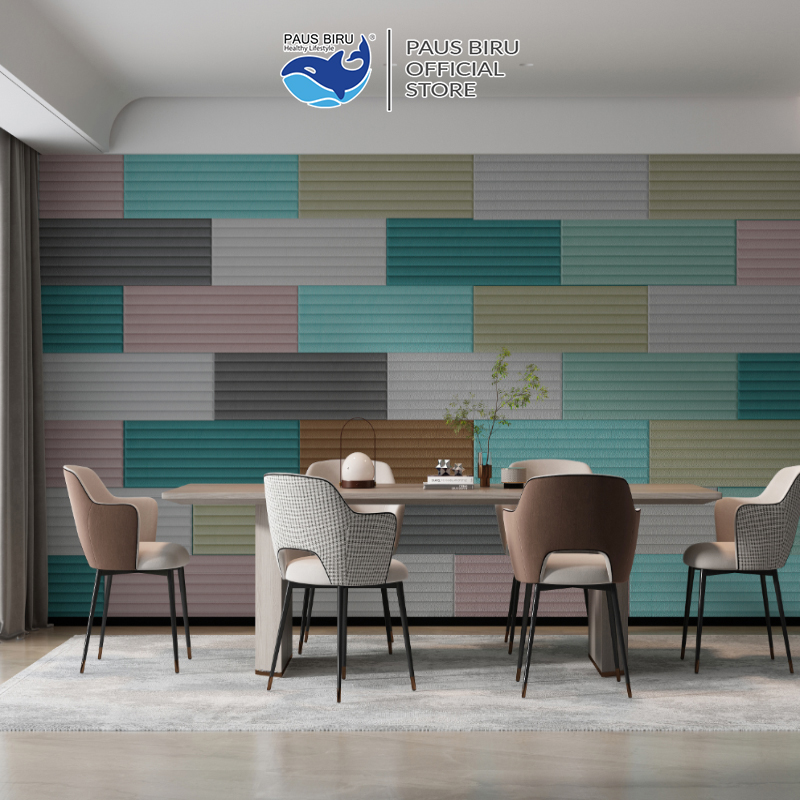 Jual Paus Biru - Wallpaper Dinding Kulit Sticker Foam Ukuran 76x23cm ...