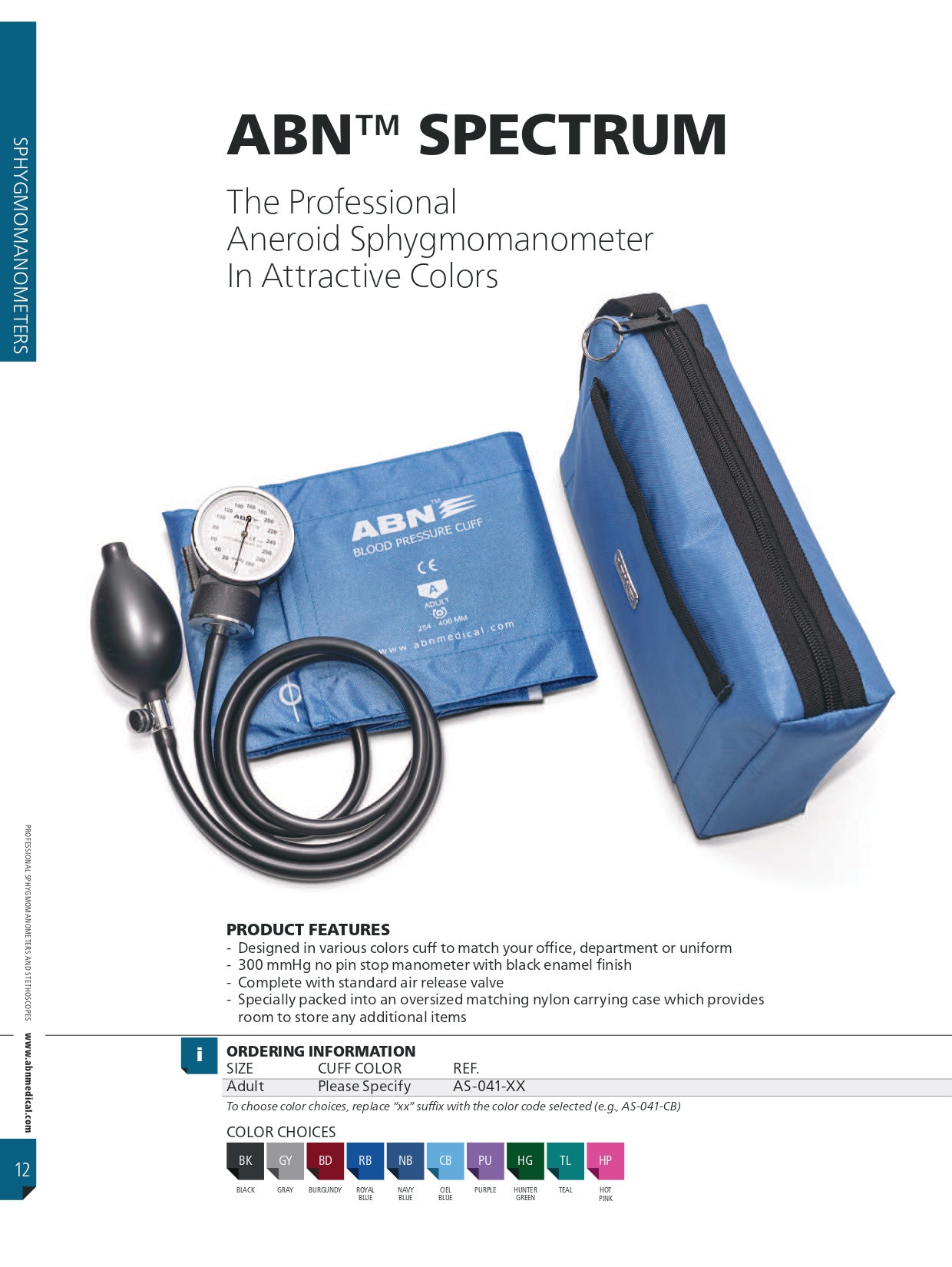Jual ABN Tensimeter Spectrum Aneroid Sphygmomanometer | Shopee Indonesia