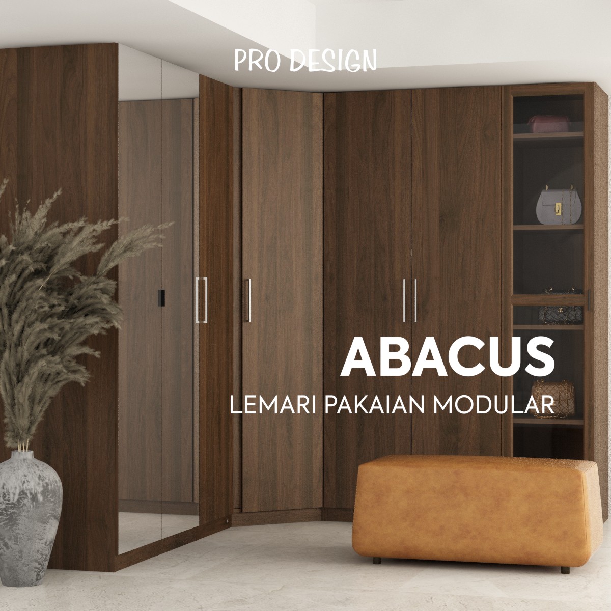 Jual Pro Design Abacus Lemari Modular / Lemari Custom Part 2 (Rak ...