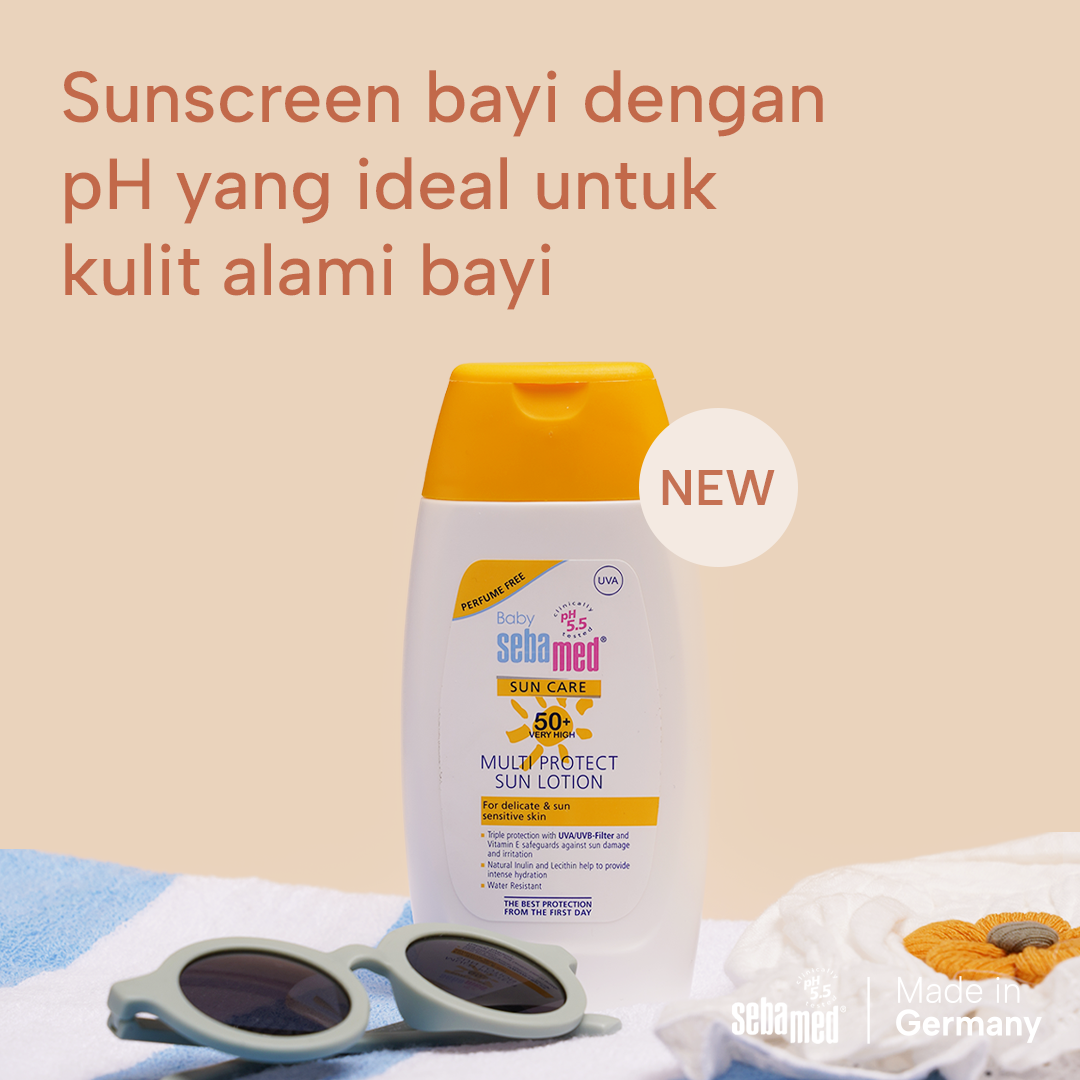 Jual Baby Sun Lotion SPF50+ - Sunscreen Bayi Bebas Minyak dan Water ...