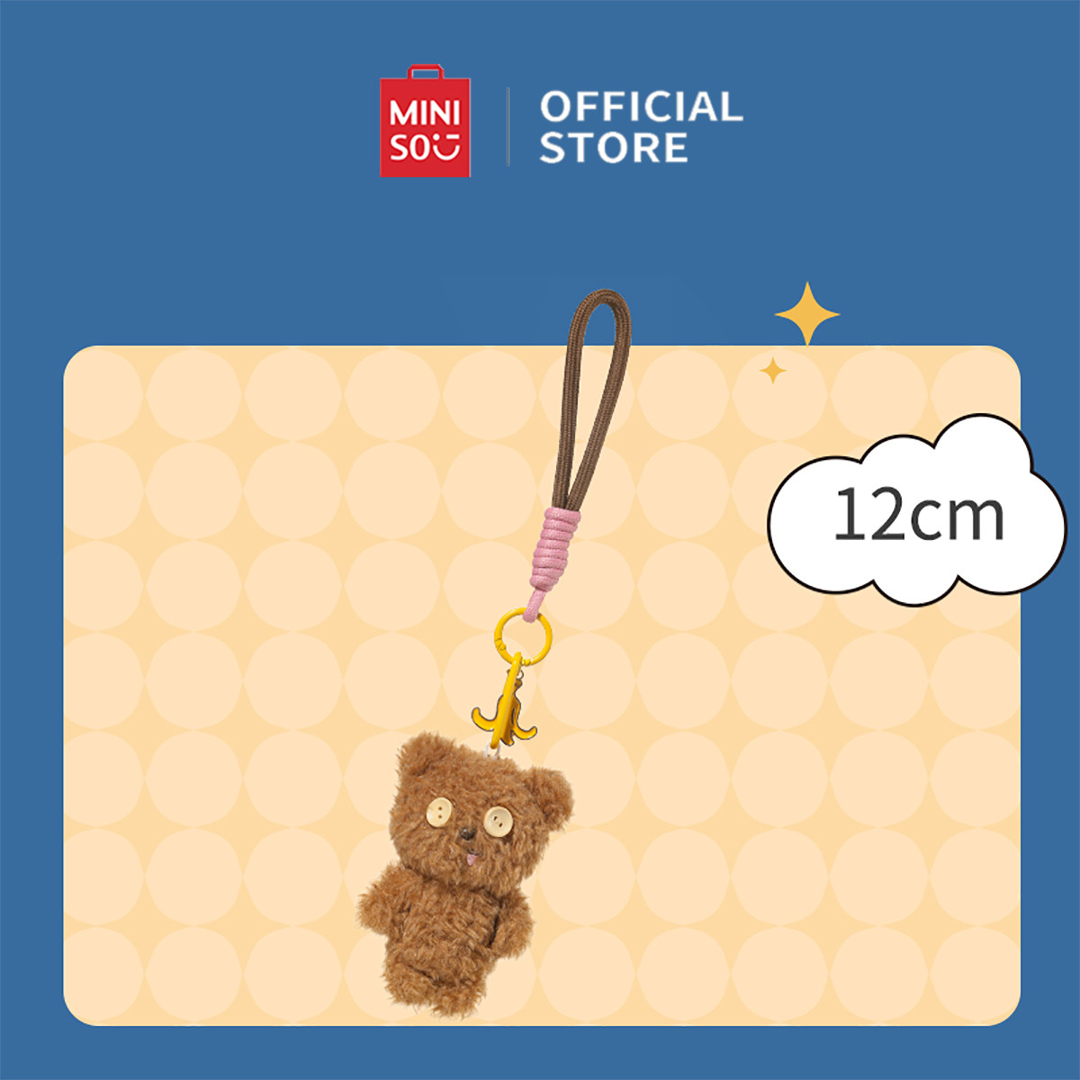 Jual MINISO X MINIONS Gantungan Boneka Bob+Tim Collection Plush Pendant ...