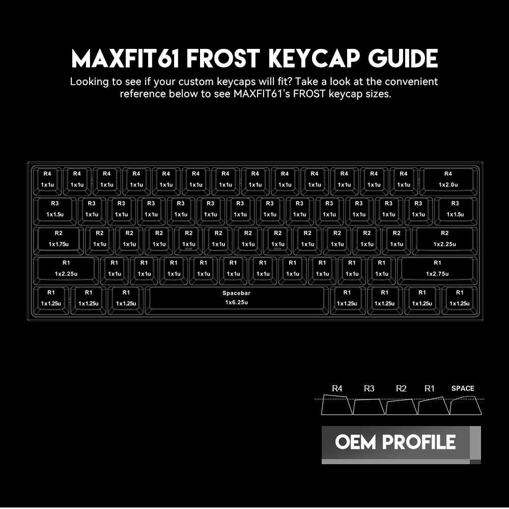 Jual Fantech MAXFIT61 FROST Wired Hostwap Keyboard Gaming Mechanical ...