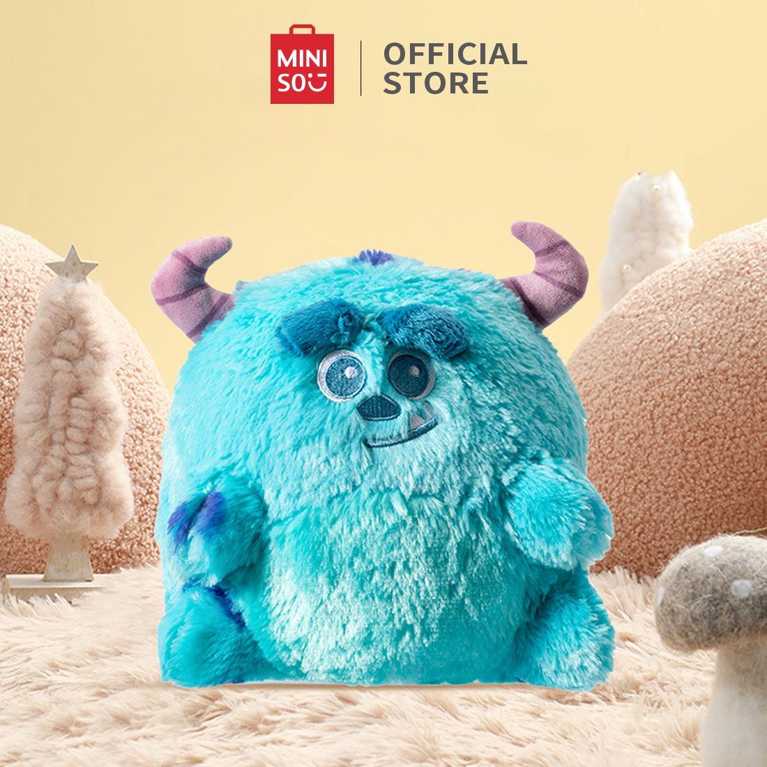 Jual MINISO Boneka Pixar Lotso Mainan Collection Lotso Round Plush Toy ...