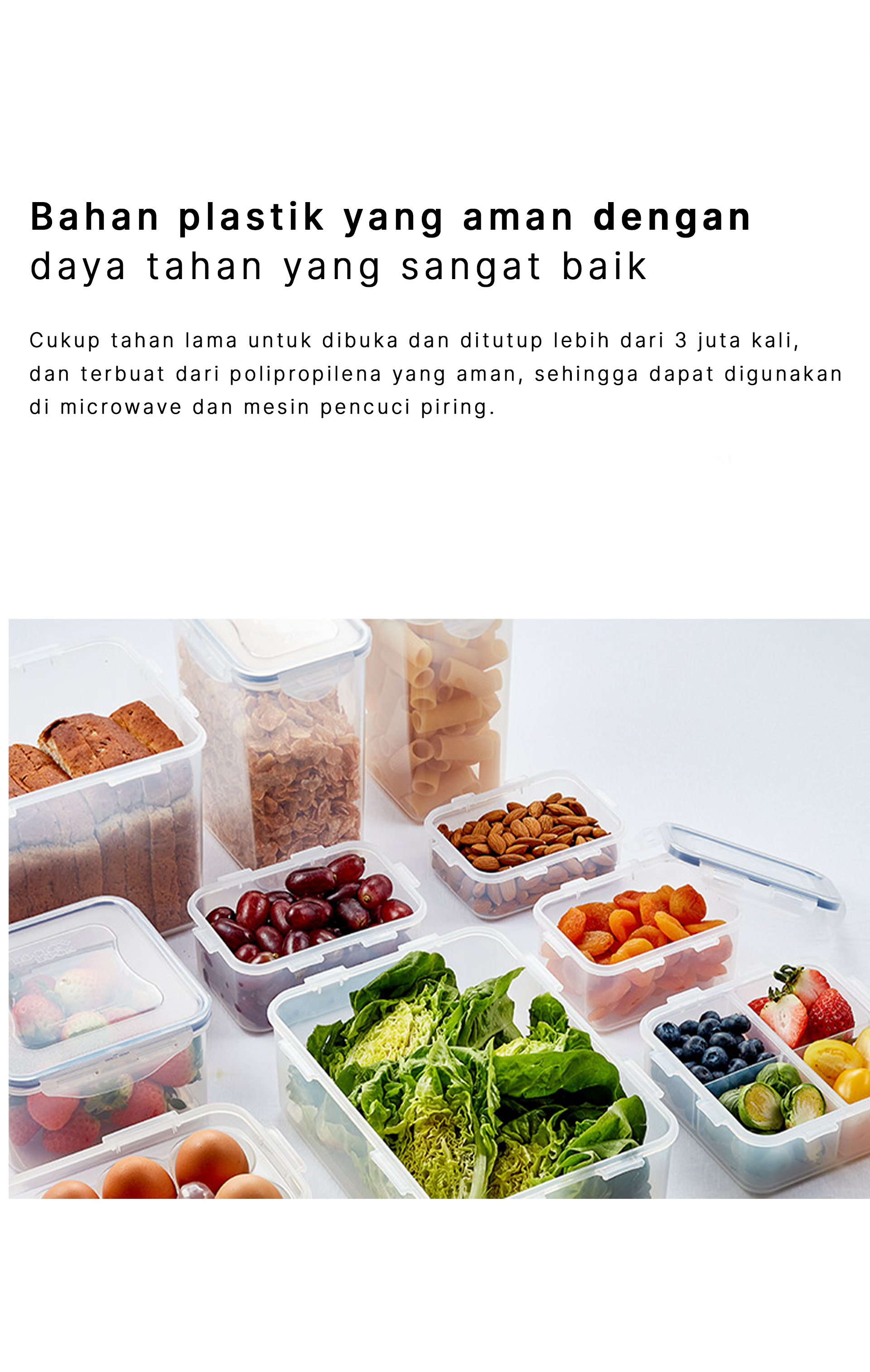 Jual LocknLock Classic Kotak Makan Rectangular Short 550ml - HPL815 ...