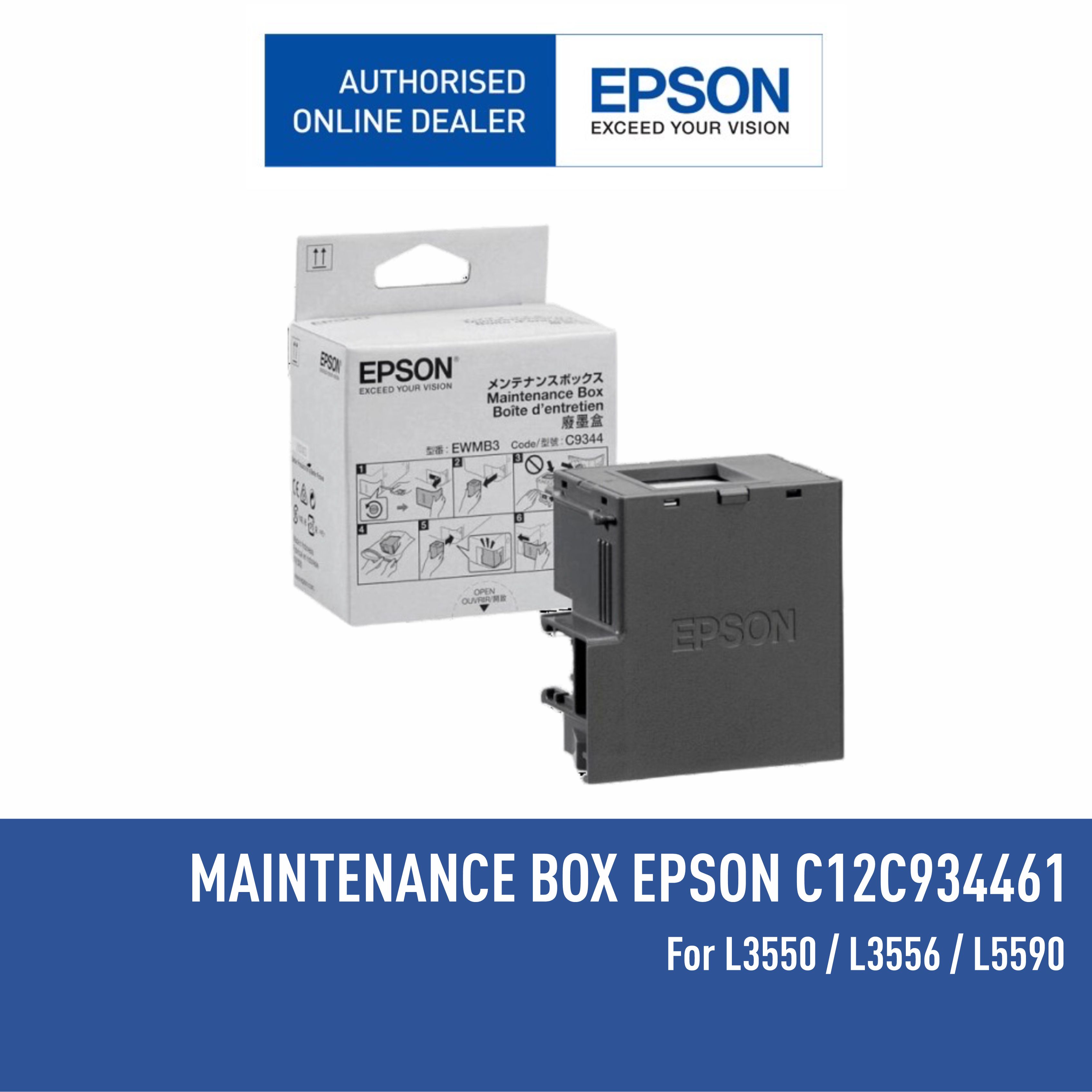 Jual MAINTENANCE BOX EPSON C9344 C12C934461 EPSON L3550 L3556 L5590 ...