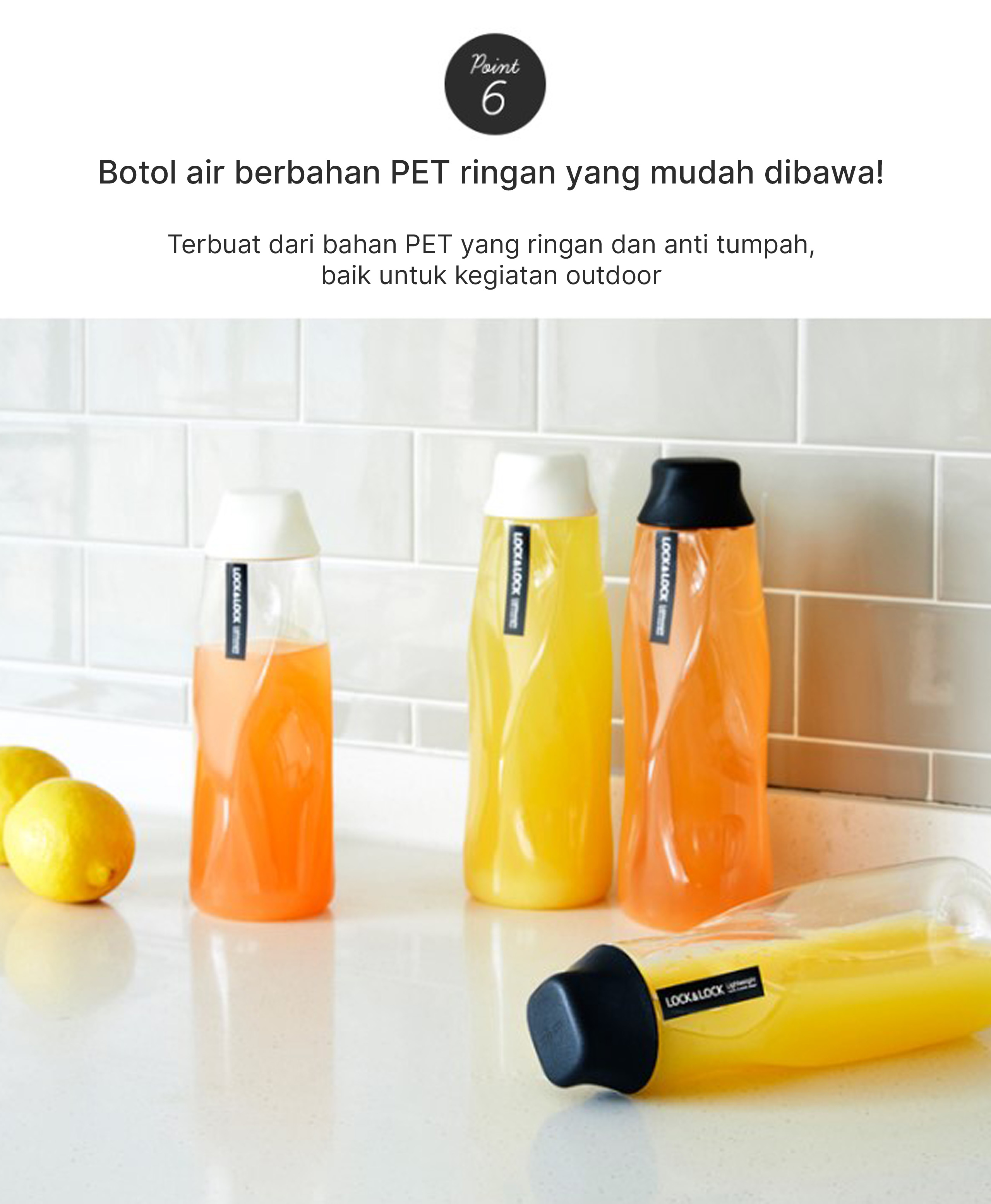 Jual LocknLock Iceberg Botol Minum 700ml - HAP559 | Shopee Indonesia