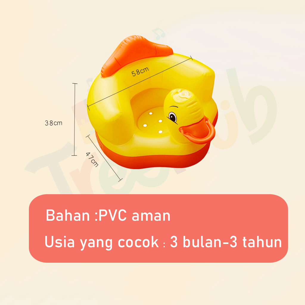 Jual Treehub Sofa Tiup Lipat Bebek Sofa Bayi Kursi Bayi Tiup Belajar ...