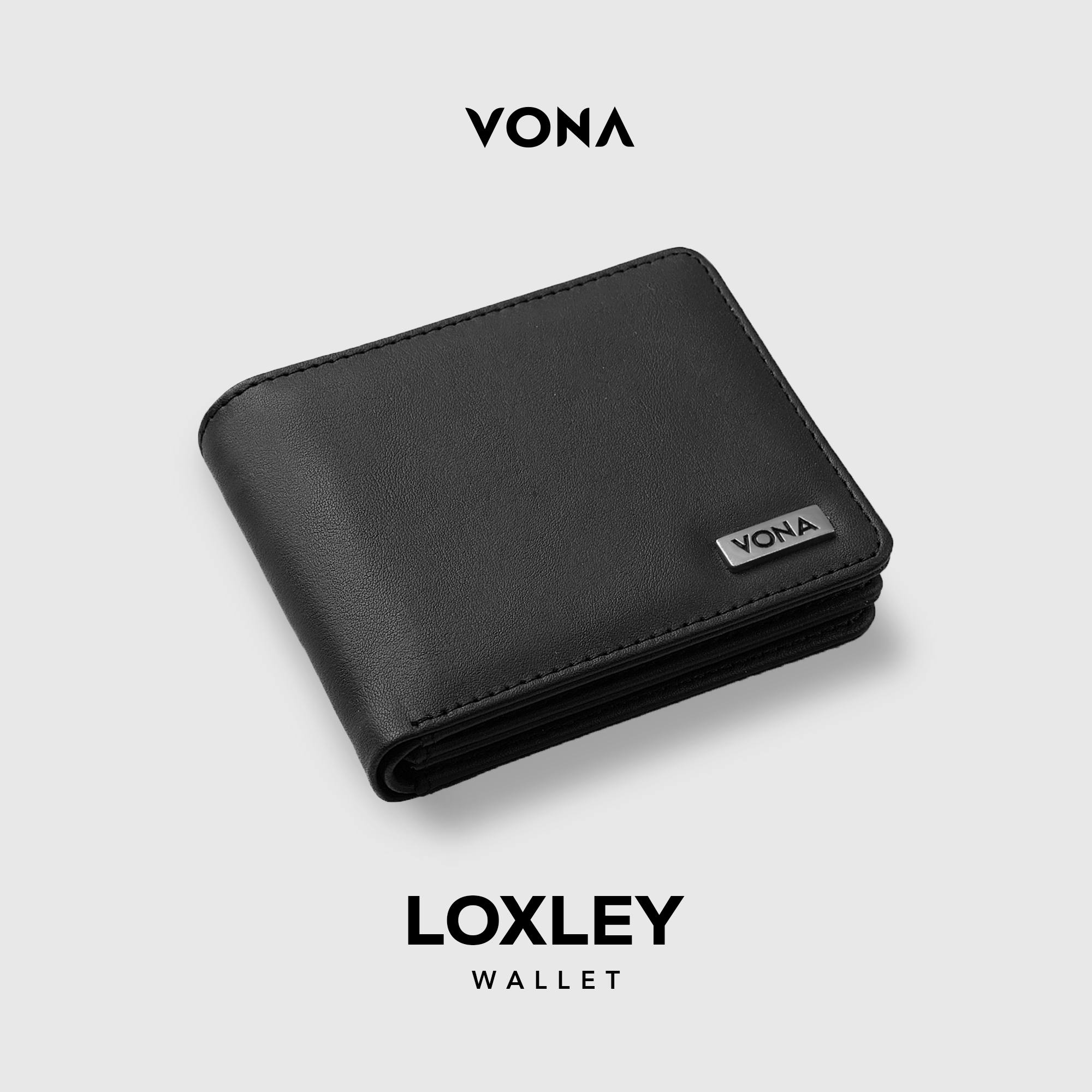Jual VONA Loxley Wallet - Dompet Pria Lipat Pendek 3 Ruang Extra Slot ...