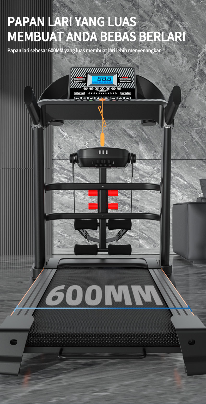 Jual Keep Going Max- Treadmill Elektrik / Peralatan Gym Kokoh dan Tahan Lama / Treadmill ...
