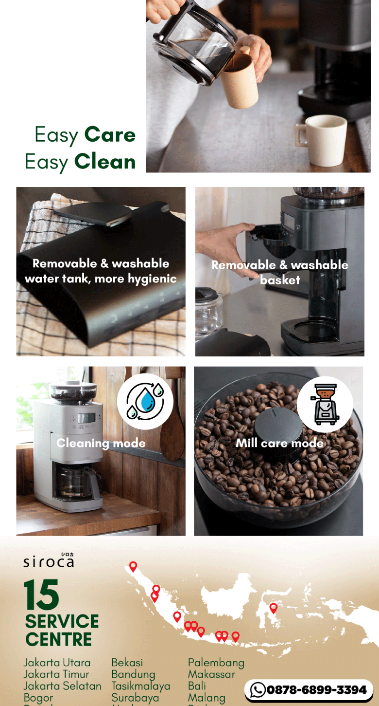 Jual Siroca Cafe Bako Pro Fully Automatic Coffee Maker - Mesin Kopi Otomatis Terbaru (Black ...