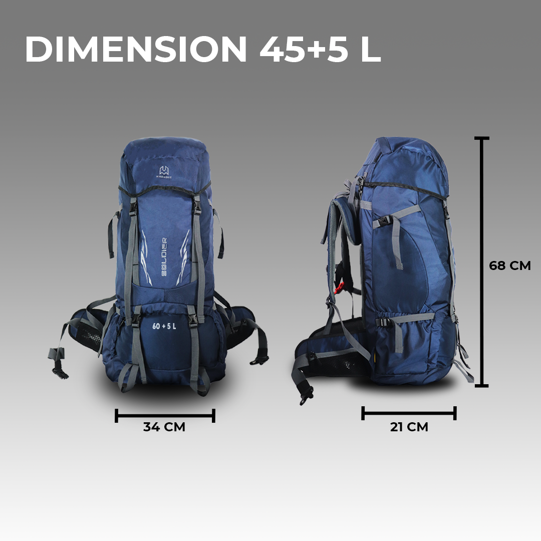 Jual Tas Carrier Hikemore Soldier 45 Liter & 65 Liter Pria Gunung ...