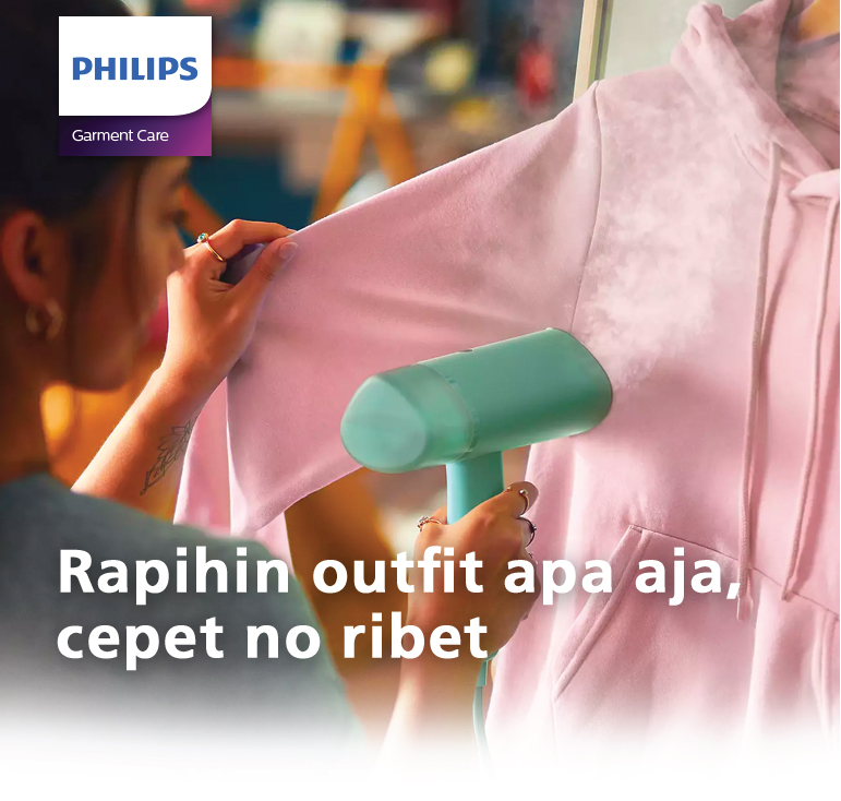 Jual Philips Handheld Steamer STH3010/70 Hijau - Setrika Uap Philips ...