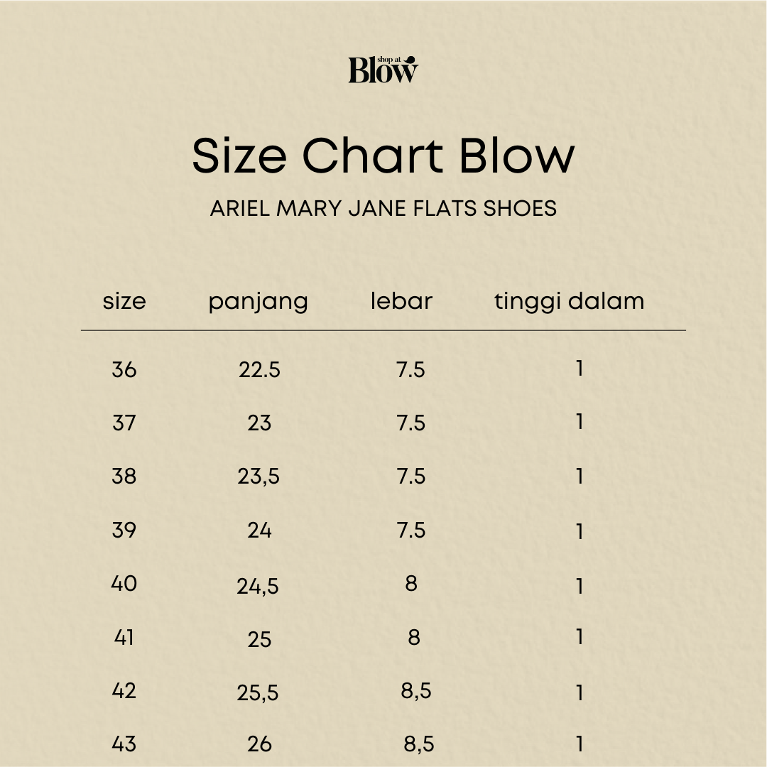 Jual Blow Ariel Mary Jane Flats Shoes Wanita Sepatu Hitam Balet Women ...