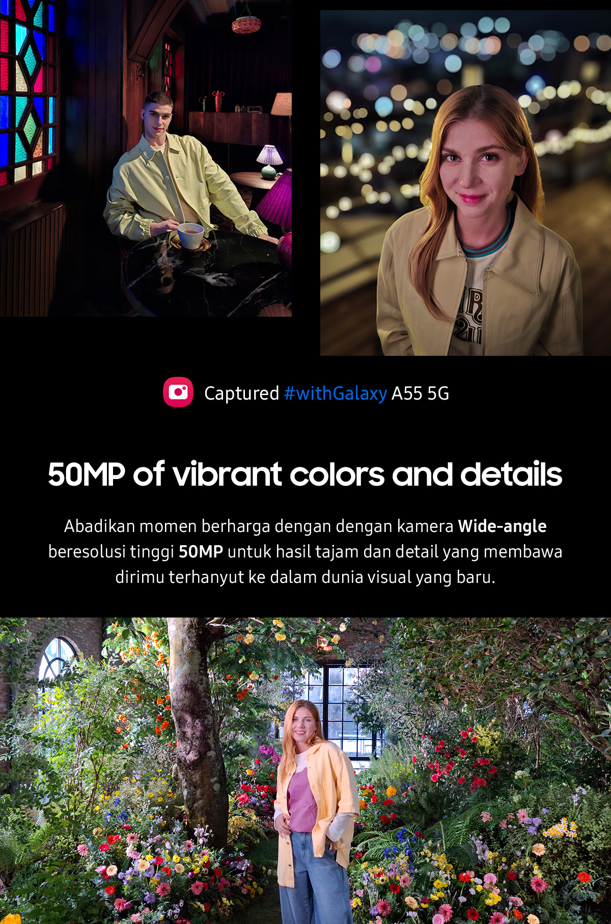 Jual Samsung Galaxy A55 5G 12/256GB - Awesome Lilac | Shopee Indonesia