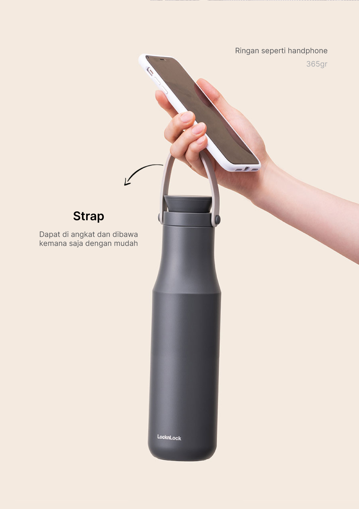 Jual LocknLock Metro Double Tumbler 710ml - LHC4203 | Shopee Indonesia