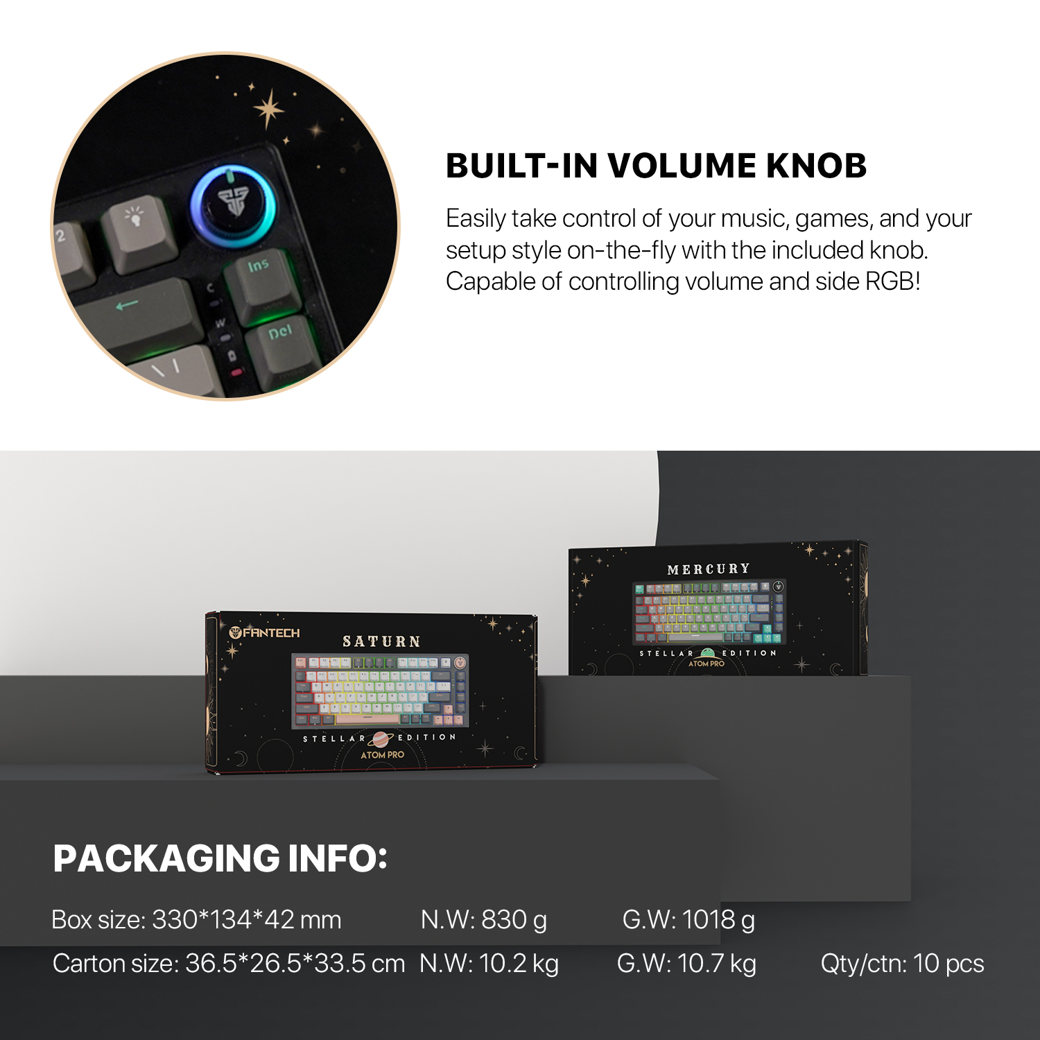 Jual Fantech ATOM PRO SERIES Wireless Keyboard Mechanical Gaming ...