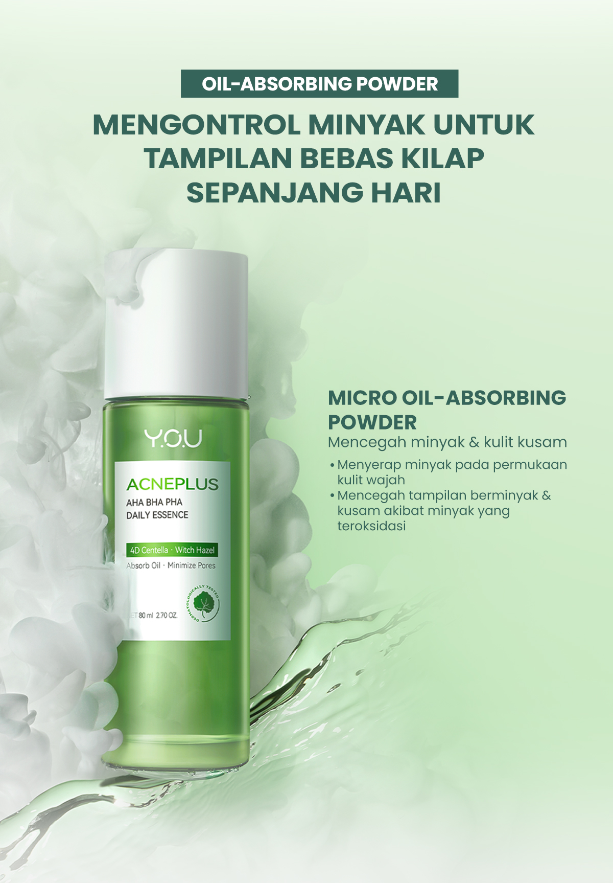 Jual [NEW] YOU AcnePlus 5X Acid Toner Toner Acne Kulit Berminyak ...
