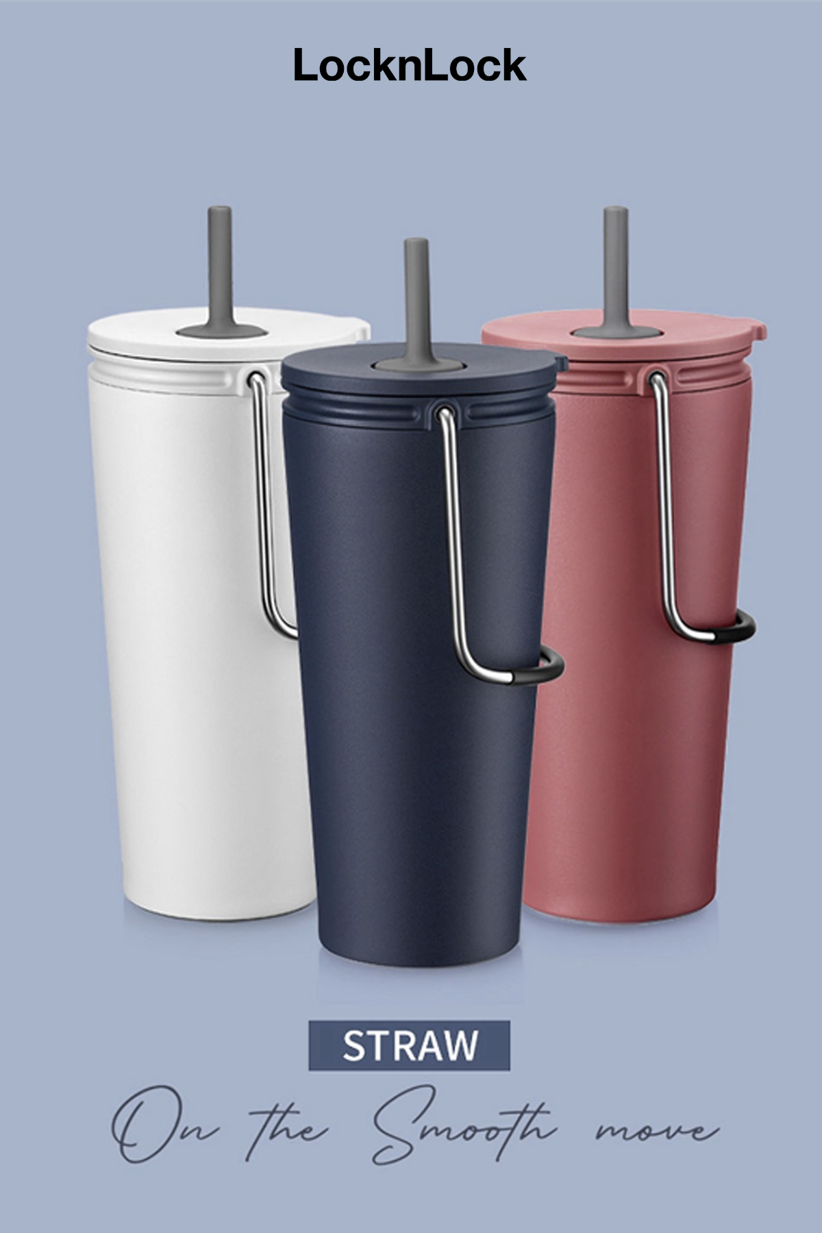 Jual LocknLock Bucket Tumbler Straw 540ml - LHC4268 | Shopee Indonesia