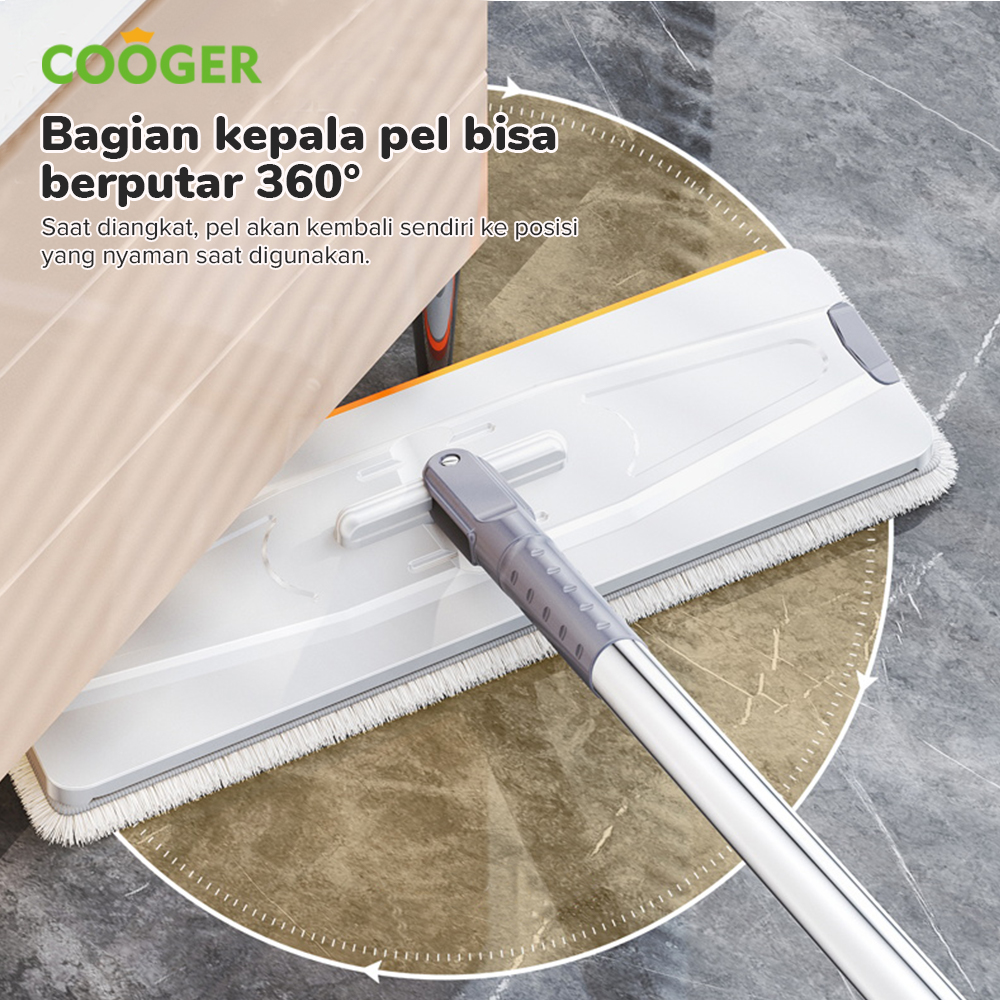 Jual COOGER Alat Pel Lantai Dengan Ember Sekat Pel Lantai Dual Ember ...