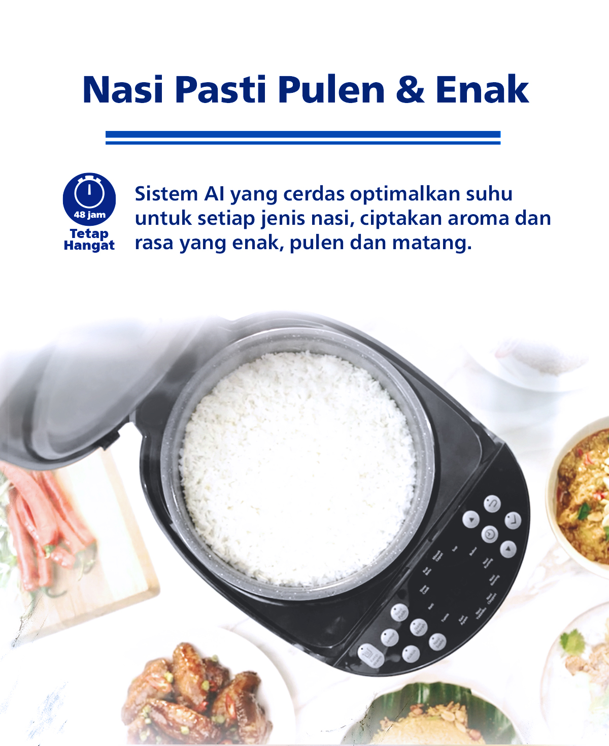 Jual Philips Digital Rice Cooker / Magic Com HD4515/92 1.8 L Lapisan ...