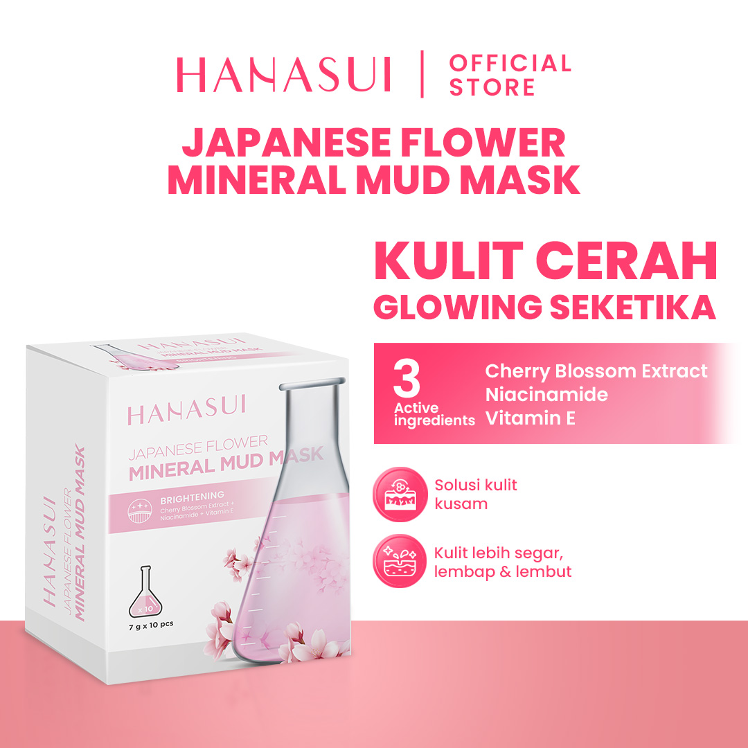 Jual Hanasui Mineral Mud Mask - Box | Shopee Indonesia