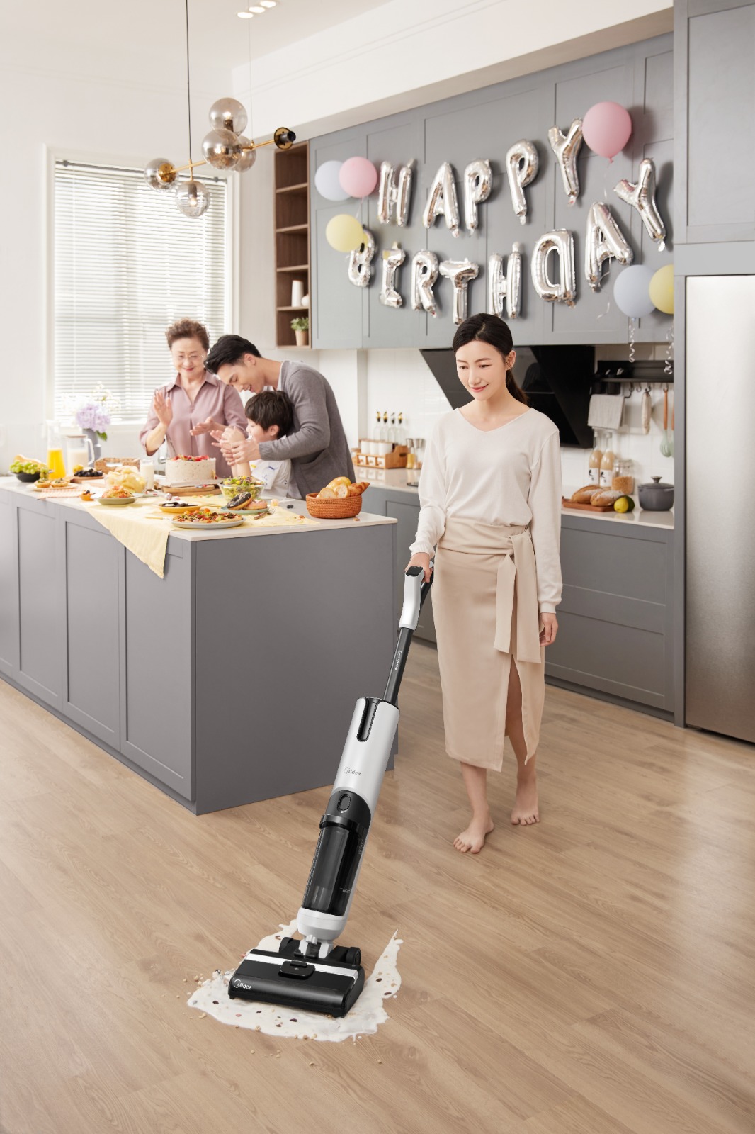 Jual Midea Cordless Stick Vacuum 3 In 1 MWD-X8 | Wet & Dry Mop Floor ...