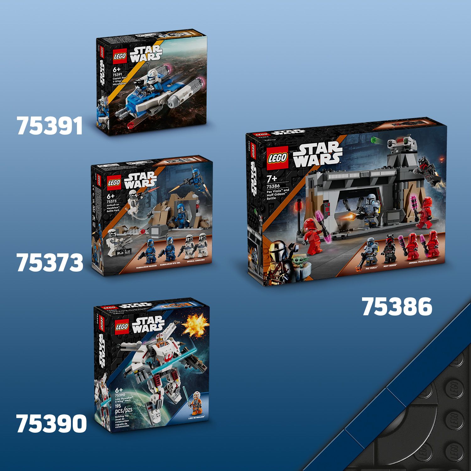 Jual LEGO Star Wars 75386 Paz Vizsla and Moff Gideon Battle (289 Pieces ...
