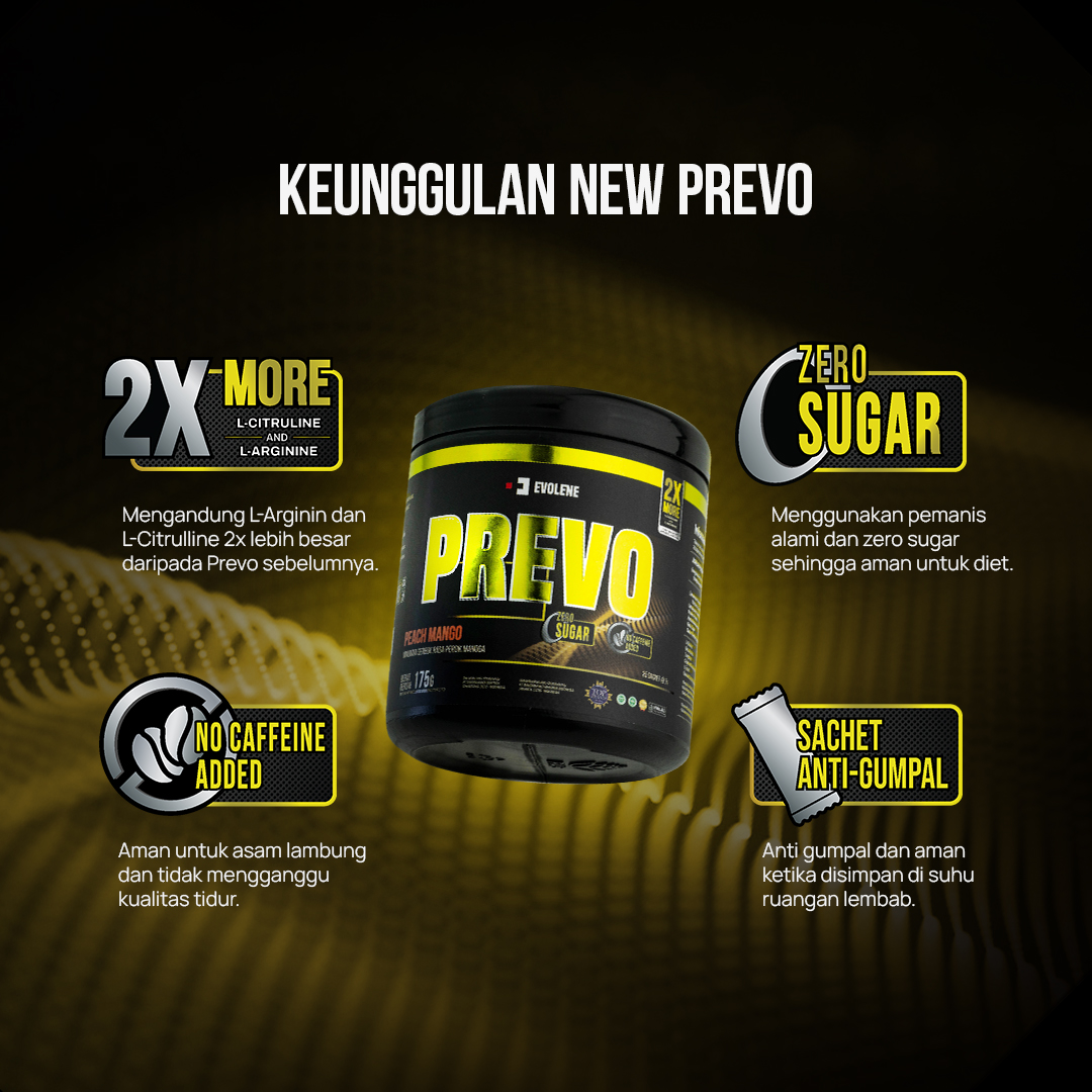 Jual Evolene New Prevo 25 Serving/175gr - Pre-Workout - 2x More ...