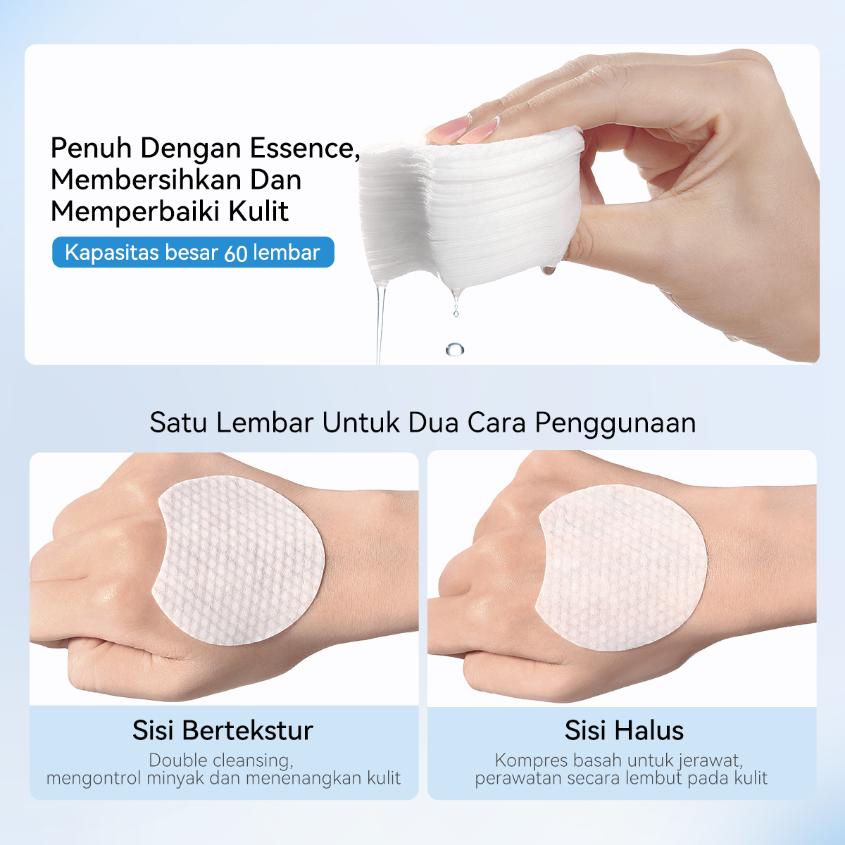 Jual [60 Pads] FOCALSKIN Acne Exfoliating Clear Pad Cica Pad / Kapas ...