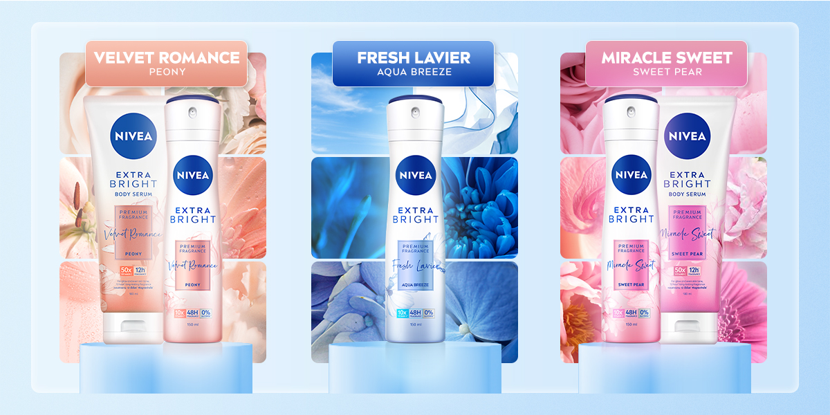 Jual NIVEA Body Serum Extra Bright Premium Fragrance Velvet Romance ...