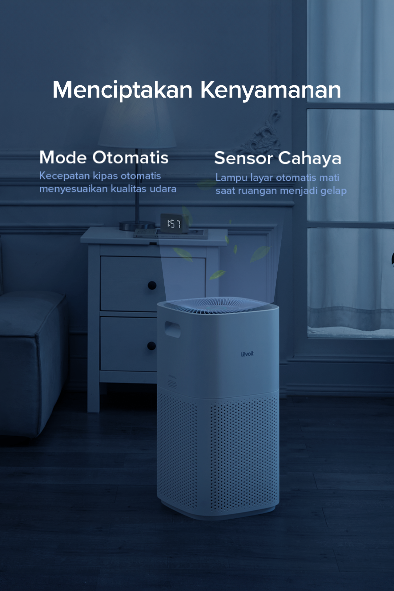 Jual Levoit VeSync Core 600S Smart WiFi True HEPA Air Purifier H13 Original | Shopee Indonesia