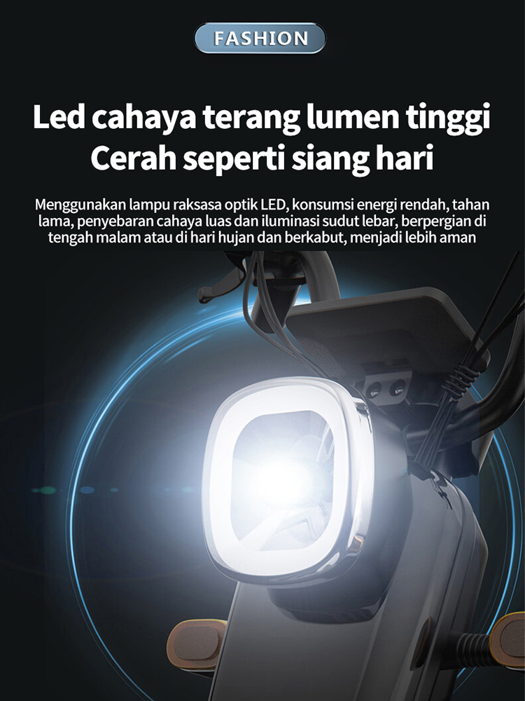 Jual Sepeda Listrik City 500 Watt Sepeda Motor 48V/12AH Sepeda Listrik ...