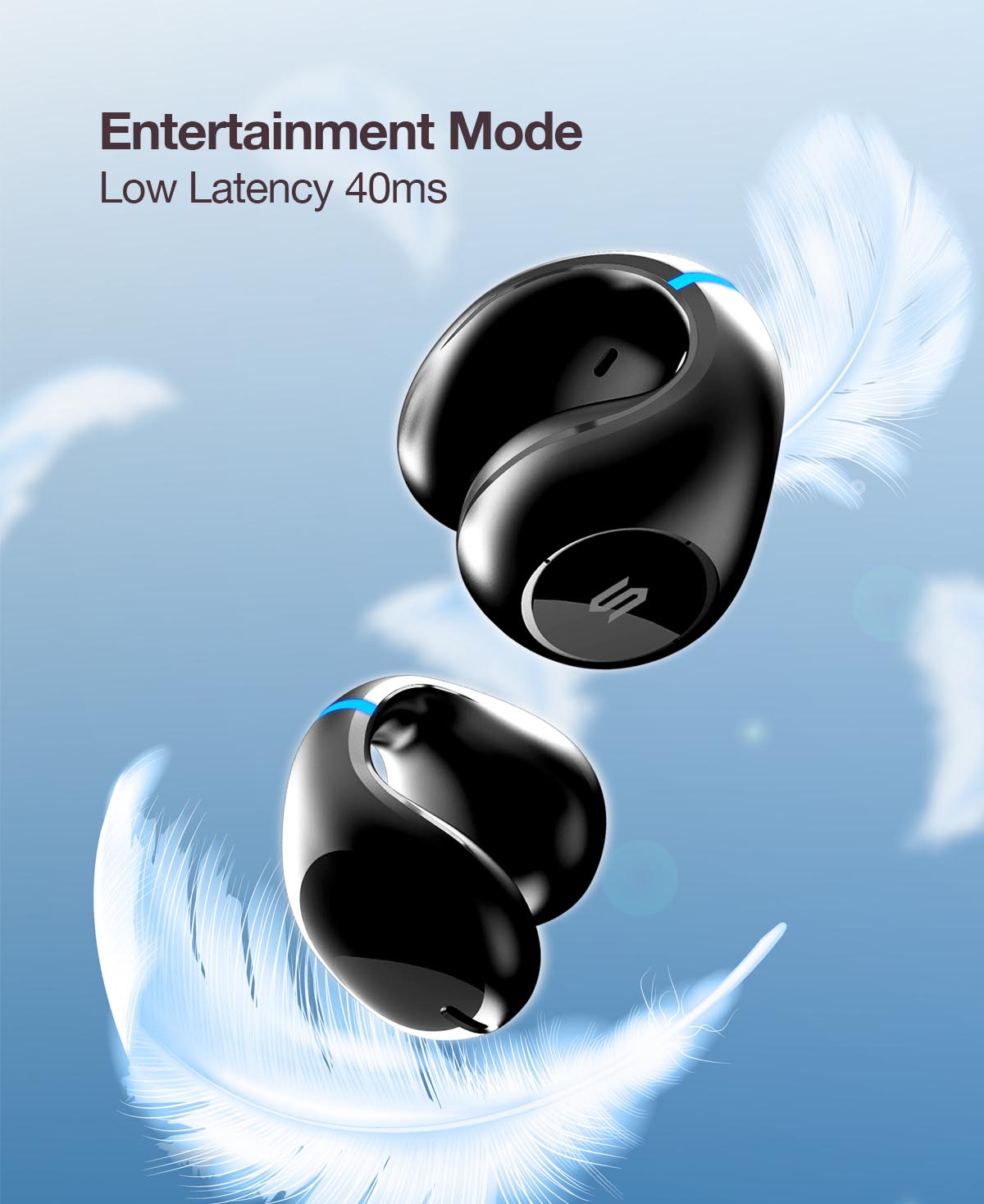 Jual SOUL S Clip Open Ear Earphone OWS Clip IPX6 Lightweight Bluetooth ...