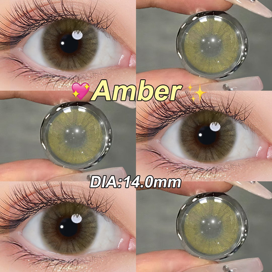Jual [0.00 s/d -8.00] Magister softlens Minus 14.00MM Queen Ochre ...