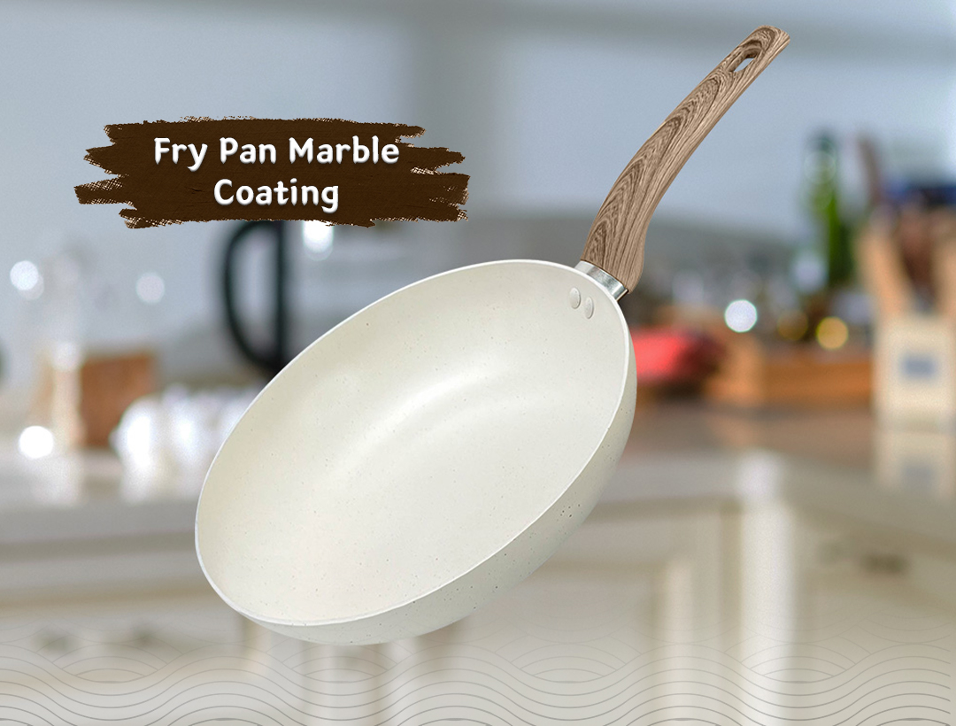 Jual JIB Fry Pan Marble & Ceramic Coating / Wajan Anti Lengket / Frypan Marmer & Keramik ...