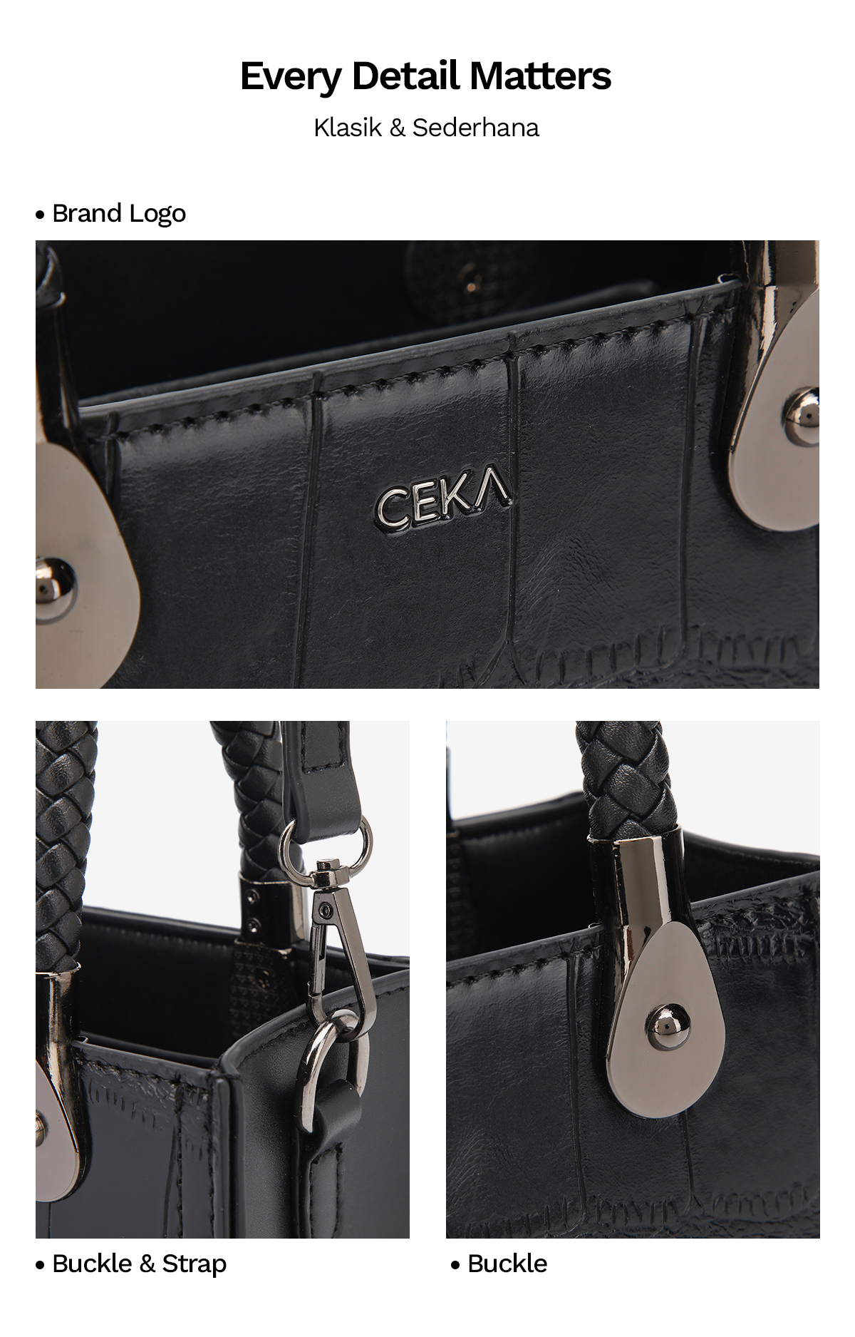 Jual CEKA Tas Selempang Tas Wanita Hand Bag Wanita Kulit Croco Pesta ...