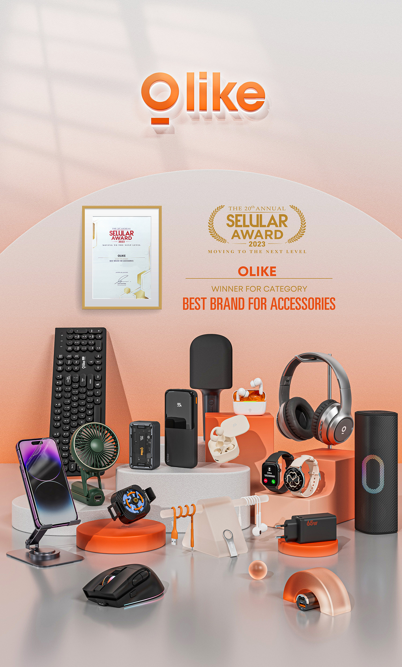 Jual Olike Titan Wireless Headphone Bluetooth H1S Bass Max HiFi Sound ...