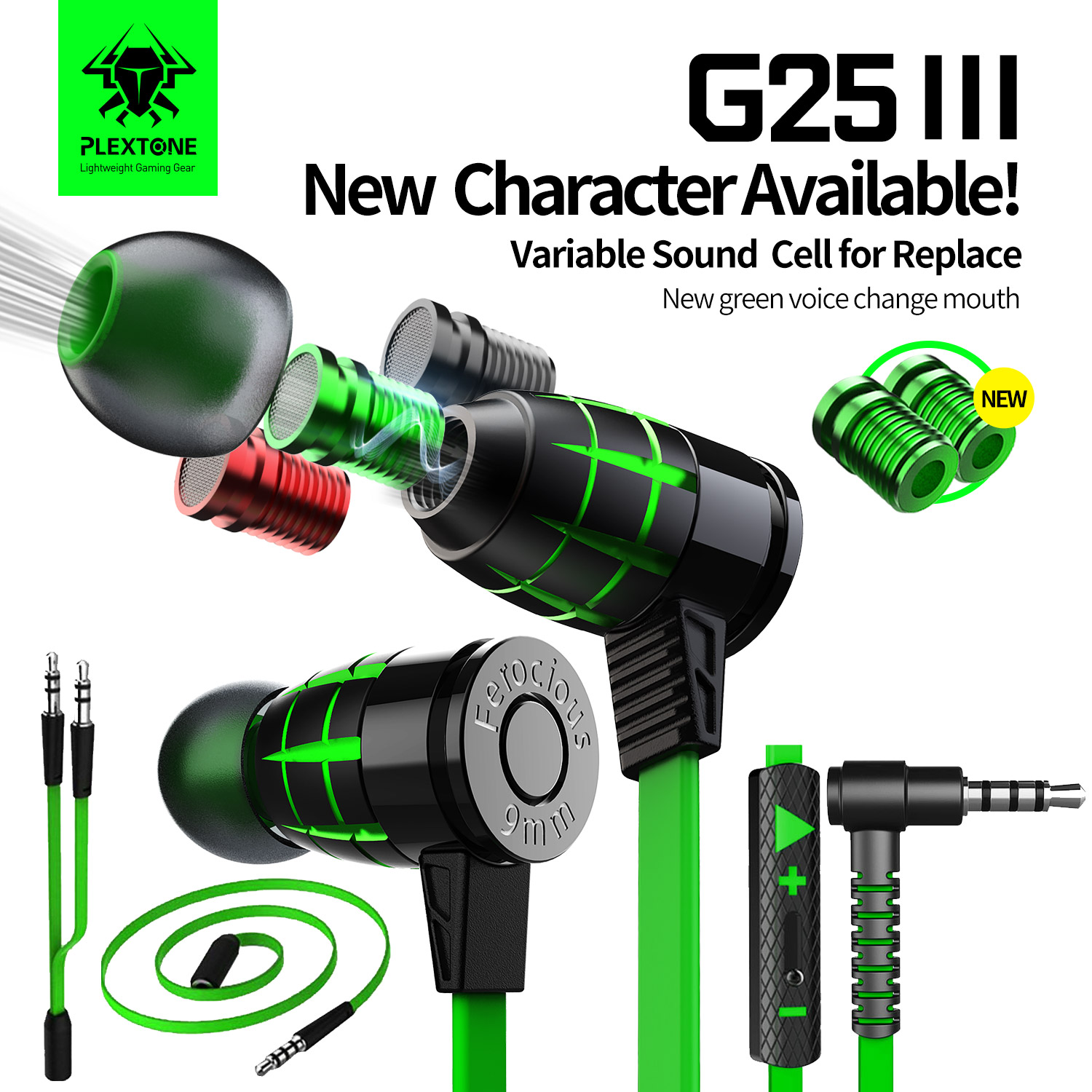 Jual Headset Plextone G25 Gaming Earphone Noise Canceling Stereo for ...
