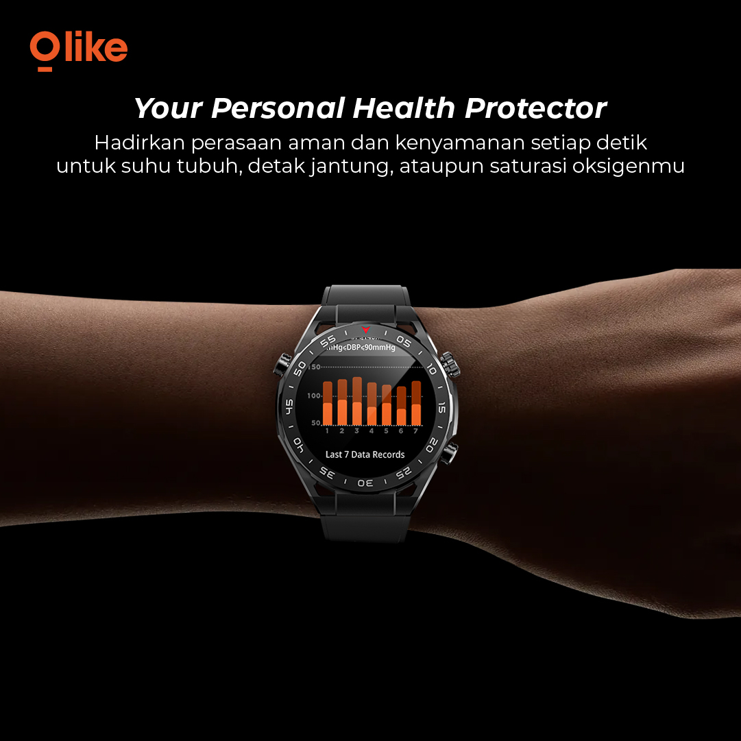 Jual Olike SmartWatch FM01 HD Display 1.39" Water Resistant IP68 ...