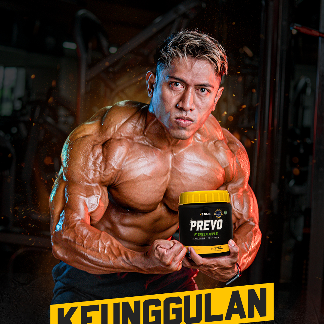Jual Evolene Prevo 45 Sachet/225gr Pre-Workout - No Caffeine - Energy ...