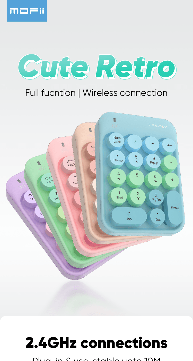 Jual MOFii Keyboard Numeric Wireless 2.4G Z5 | Shopee Indonesia