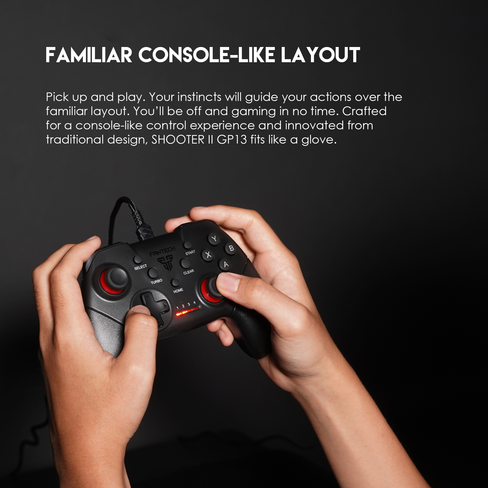 Jual Fantech SHOOTER II GP13 Gaming Controller Gamepad Joystick USB ...