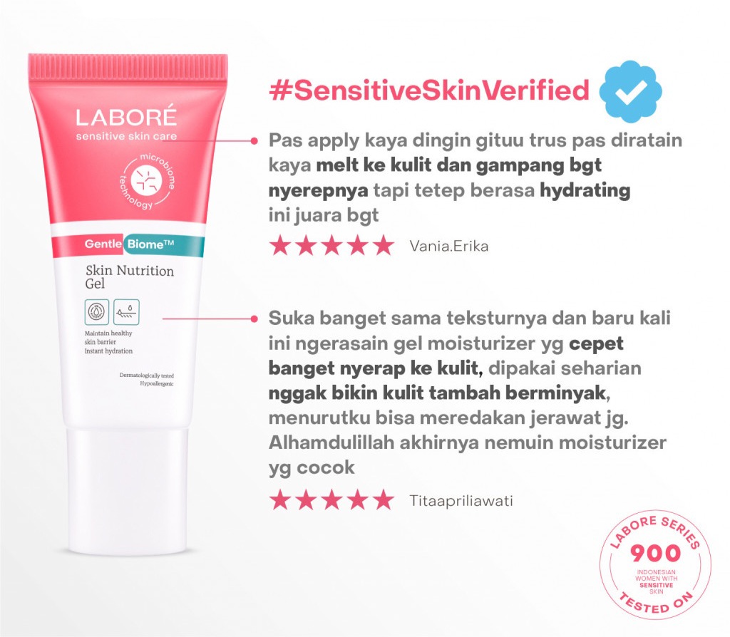Jual Labore GentleBiome Skin Nutrition Gel 50ml - Moisturizer Pelembab ...
