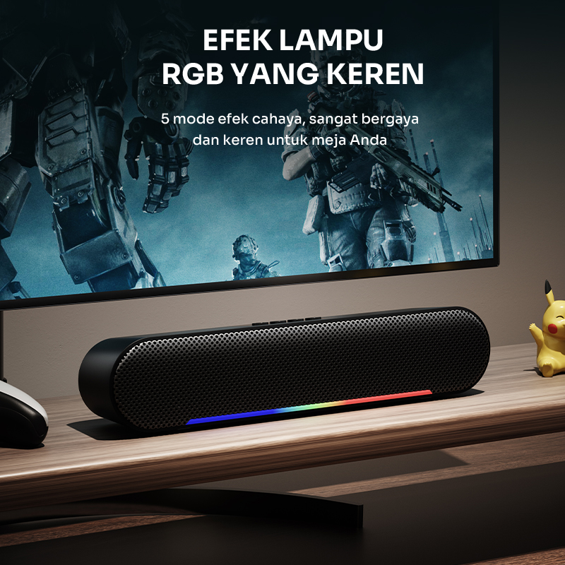 Jual ROBOT Speaker Komputer Bluetooth Mini Desk Speaker Pemutaran 5 Jam ...